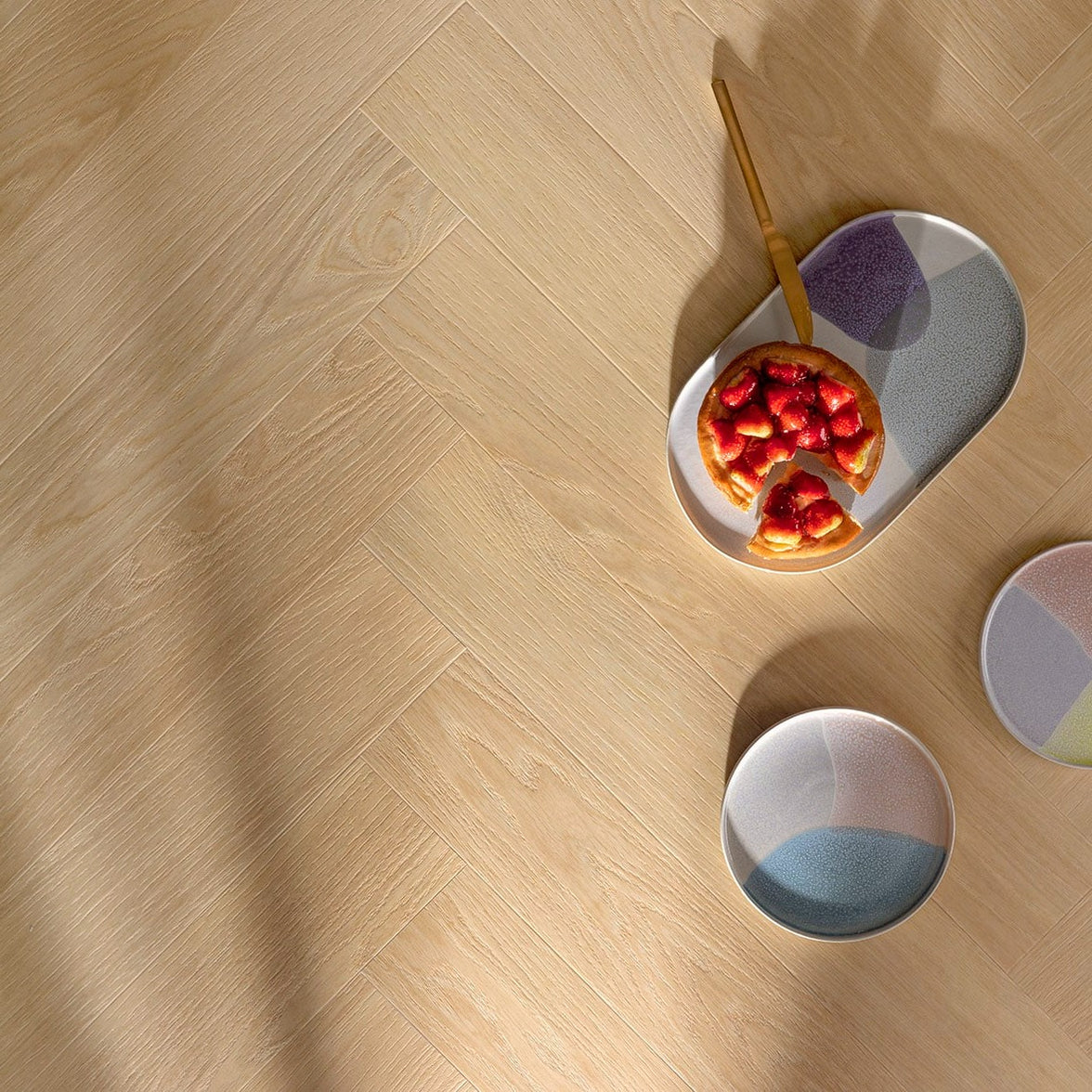 Floorify Visgraat Uni F301 | Click PVC Rigid